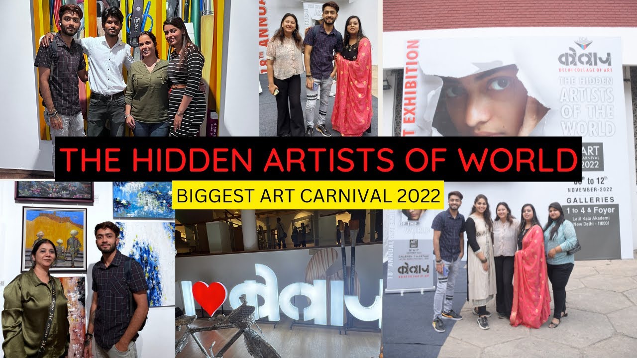 BIGGEST ART CARNIVAL IN DELHI 😱 | THE HIDDEN ARTISTS OF THE WORLD ...
