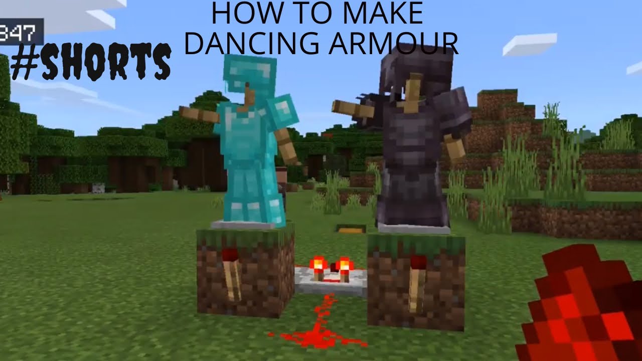 How To Make Dancing Armor Stand In Minecraft - YouTube