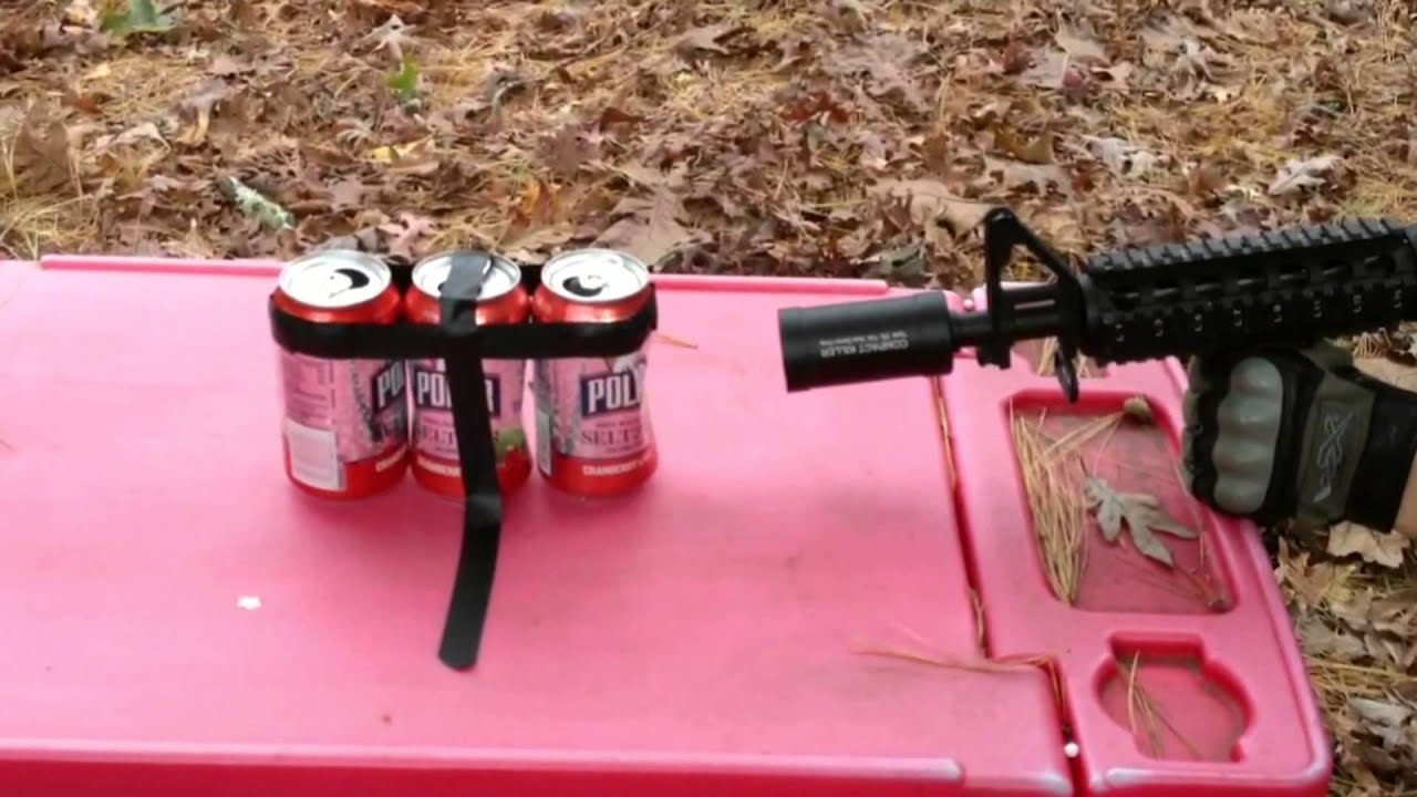 Airsoft Can Shooting With A to Z Airsoft - YouTube