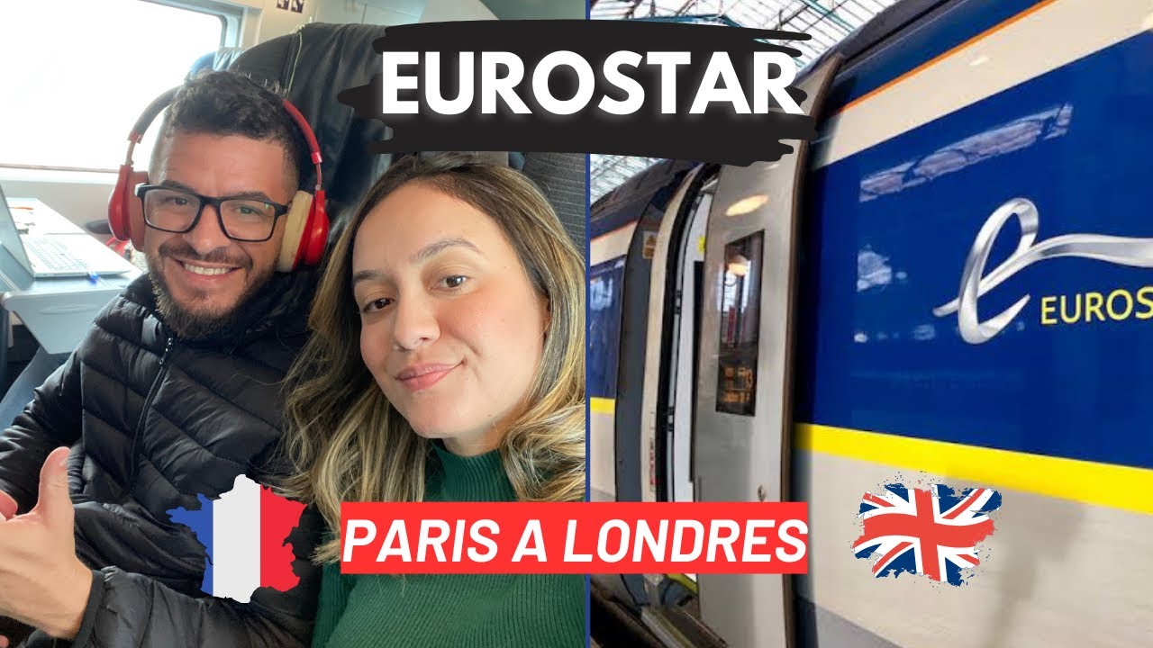 Como é viajar de Paris para Londres de trem - Eurostar (Vlog) - YouTube