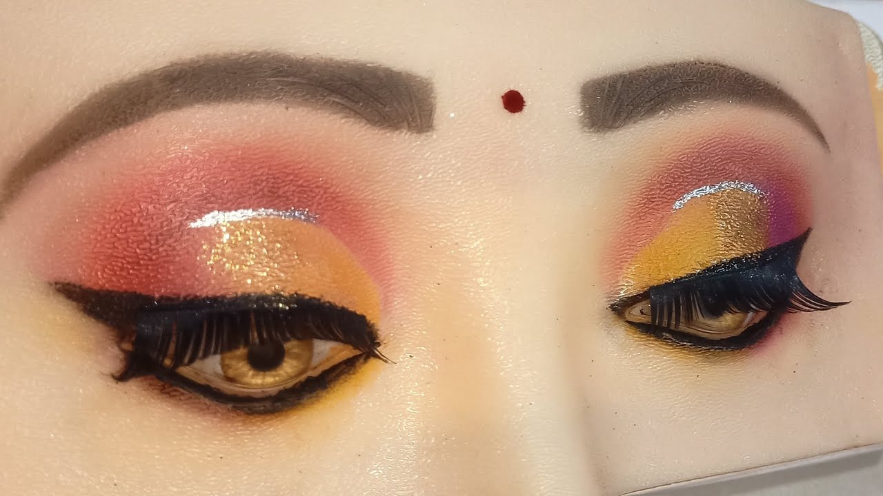 Eye look practice in dummy🤩 ️💫 - YouTube