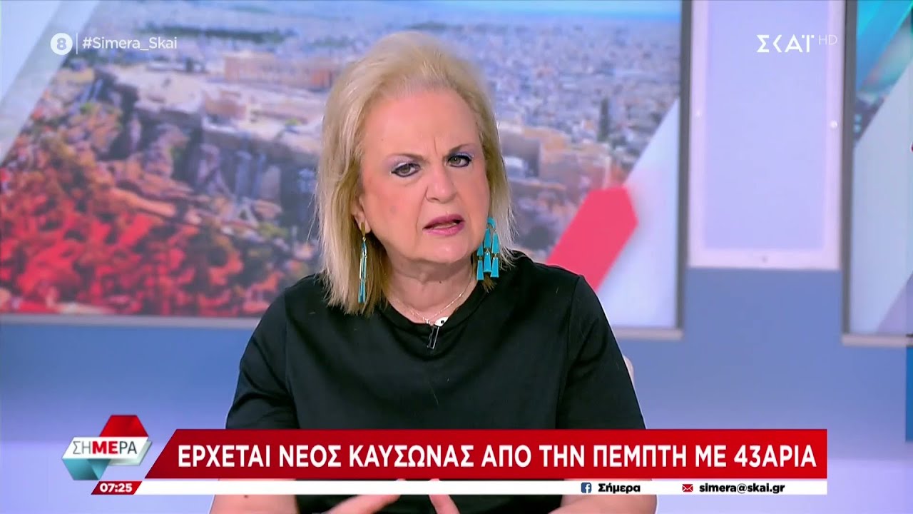Η Μ. Παγώνη δίνει συμβουλές για την προστασία κατά τον καύσωνα και τους ...
