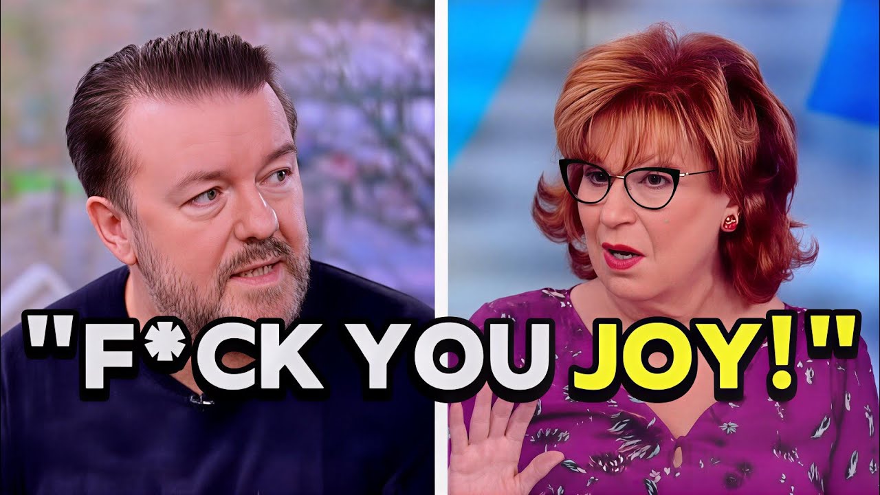 Ricky Gervais LOSES IT On The View After Joy Behar Pushes Too Far - YouTube