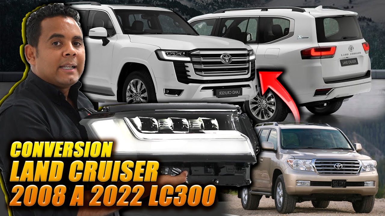 😱KIT conversion LAND CRUISER LC200 2008 a LC300 2022 Unboxing 📦 - YouTube