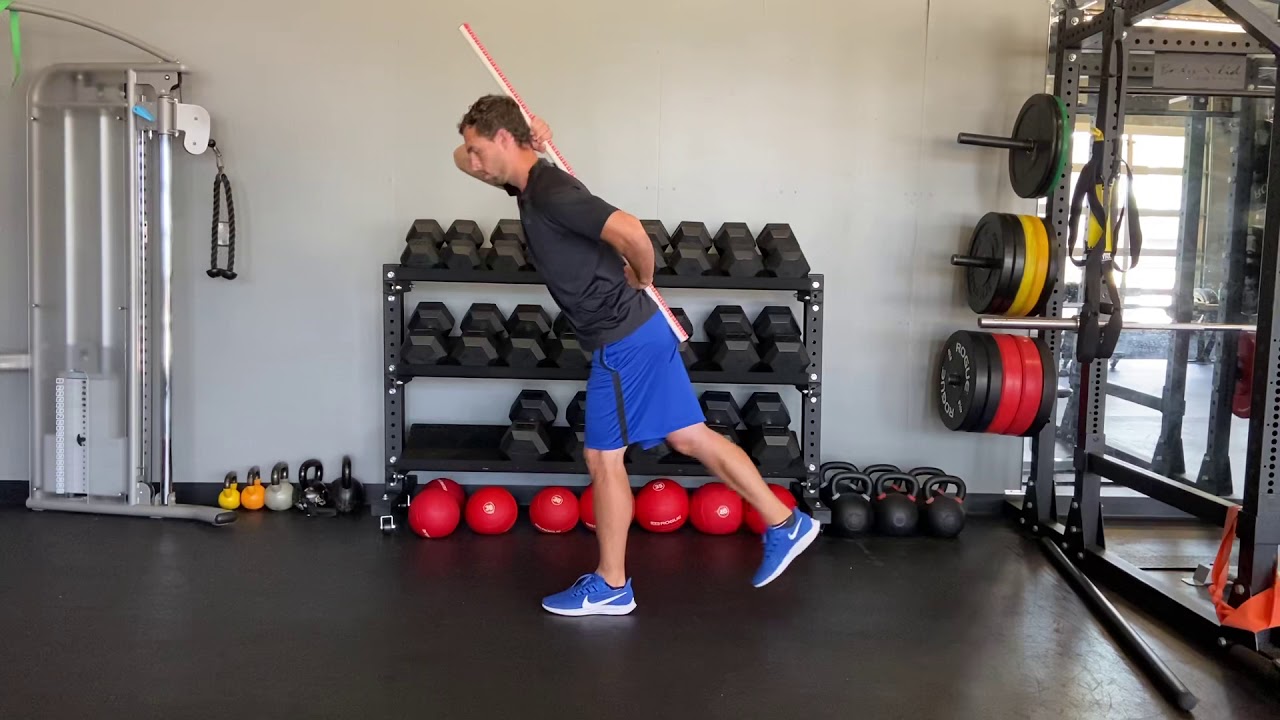 Single leg hip hinge - YouTube