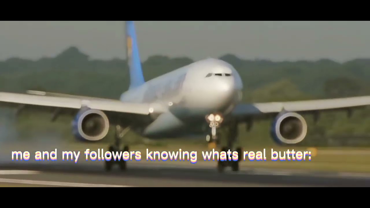 aeroplane butter landing - YouTube