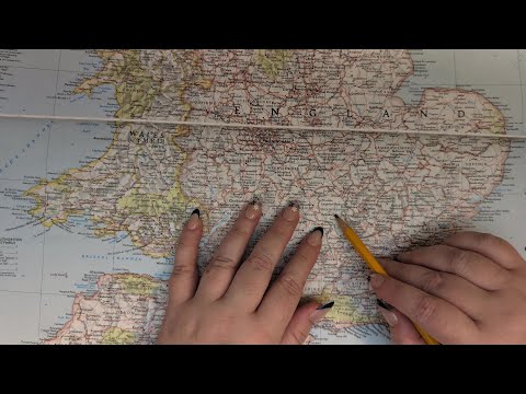 ASMR ~ Buckinghamshire, England, UK History & Geography ~ Soft Spoken Map Tracing Google Earth
