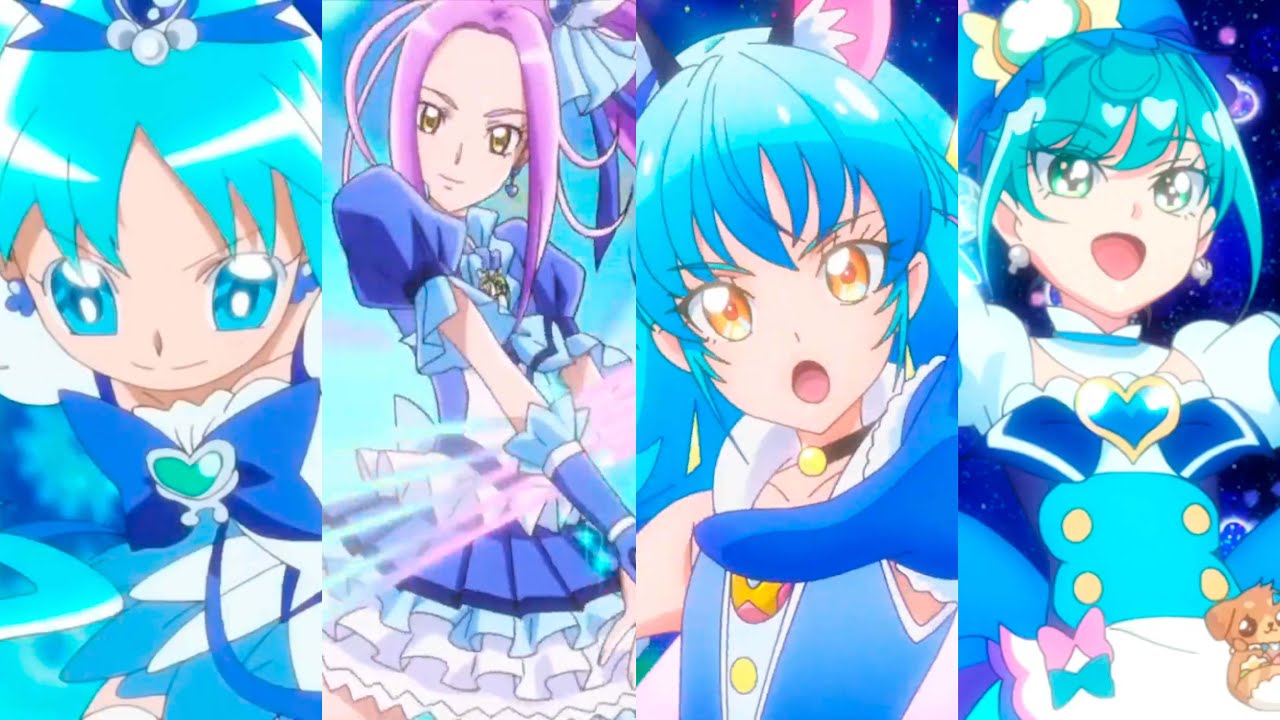 All Blue Precure! Ultimate Transformation - YouTube