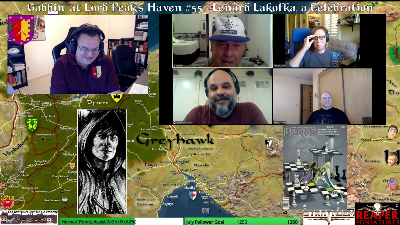 Lenard Lakofka: Gabbin at Lord Peak's Haven #55 - Very Special Guest ...