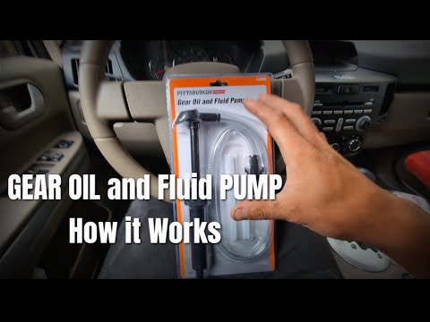 Gear and oil Fluid Pump How To use - YouTube