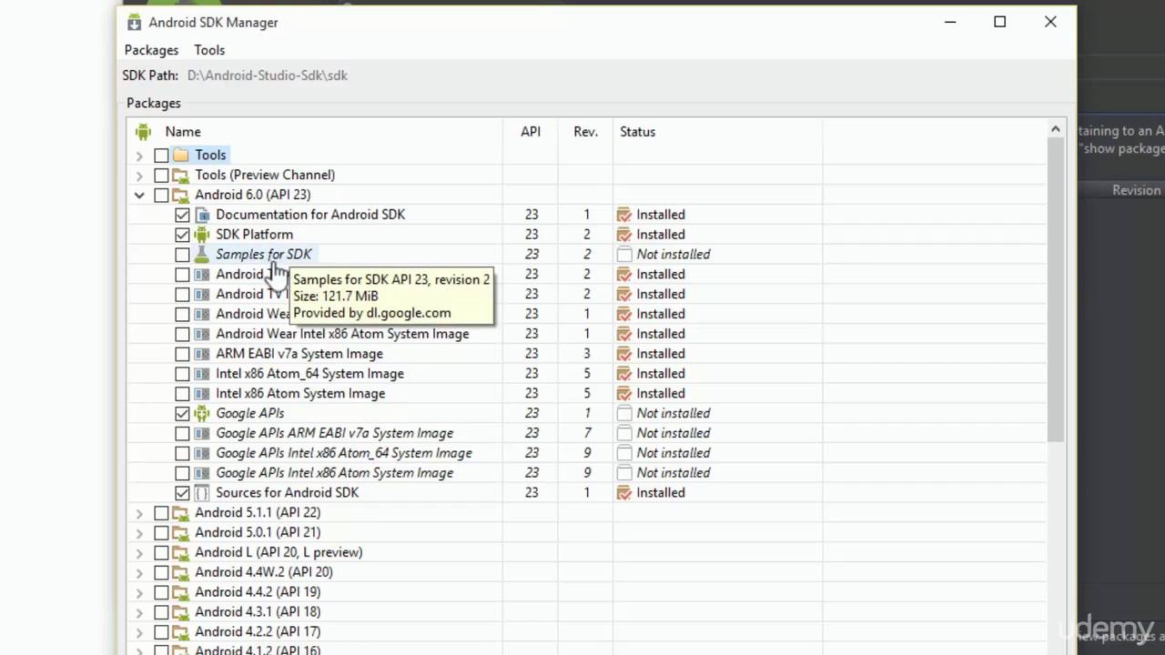 Android App Development - 1.2 - Adding Sdk Tools, Packages And Platforms - YouTube