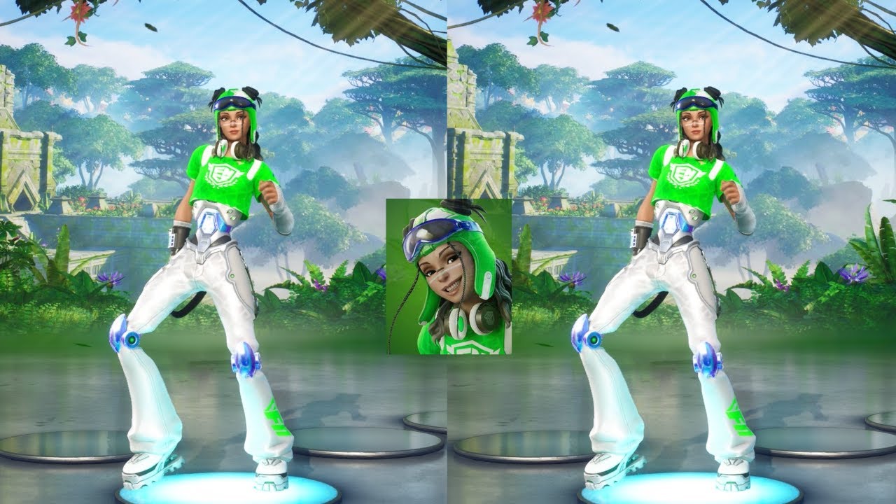 *LEAKED* FNCS Renegade Skin 💚 Showcased Doing Popular Fortnite Emotes ...