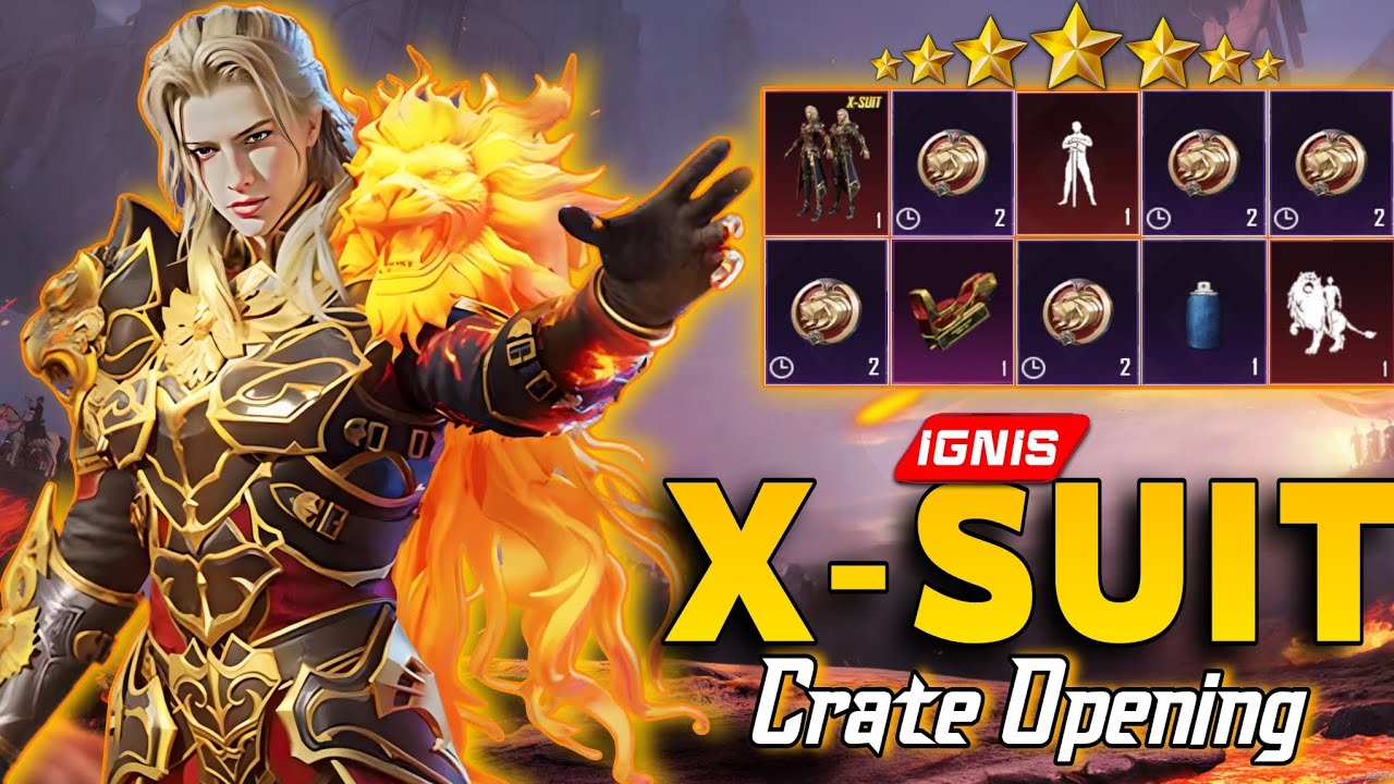Insane PUBG Mobile Ignis X-Suit Crate Opening! #pubg #newx-suit #ignisx ...