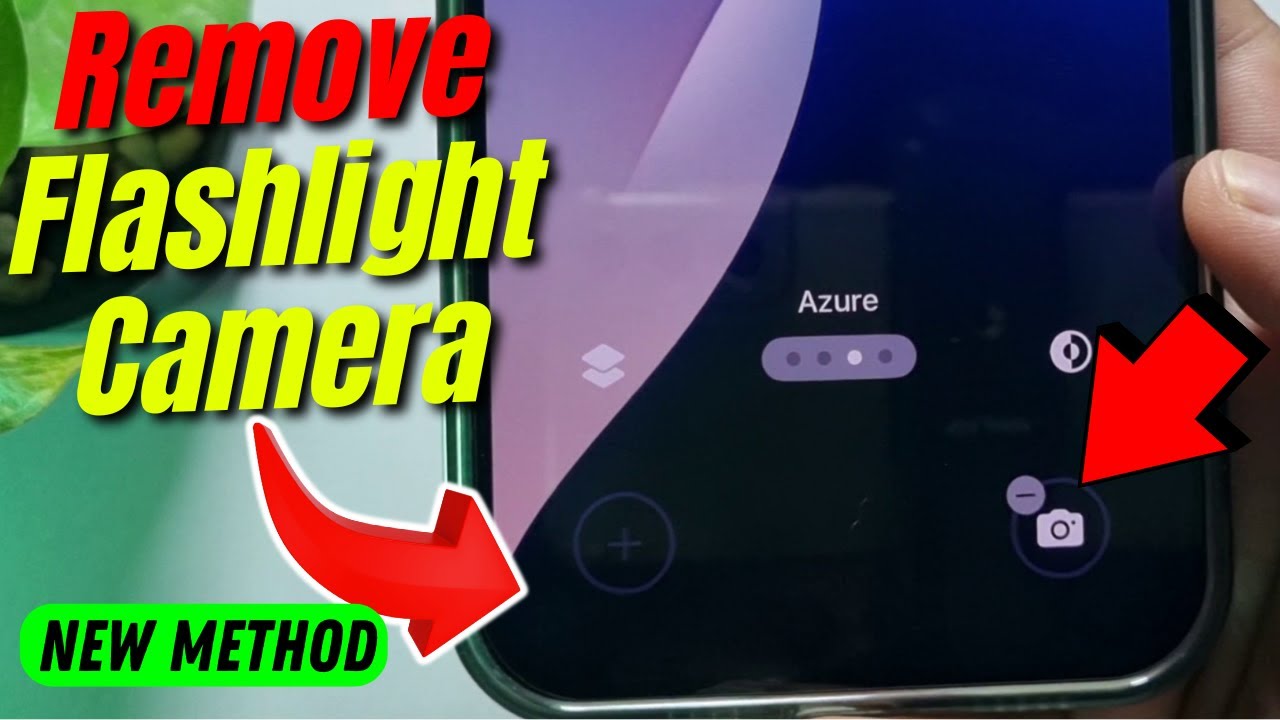 iOS 18 : Remove Flashlight and Camera on lock screen iPhone - YouTube