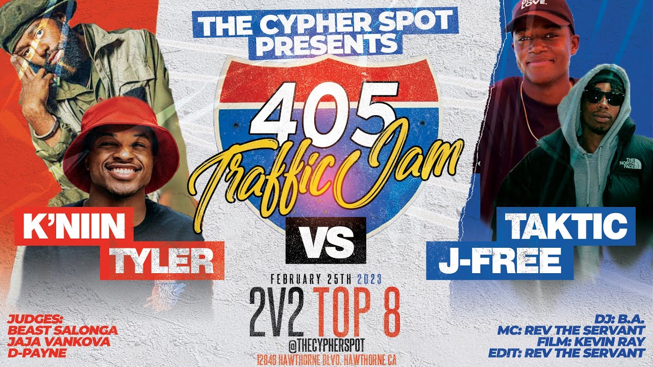 K'NIIN & TYLER vs J-FREE & TAKTIC | The 405 Traffic Jam 2023 - YouTube