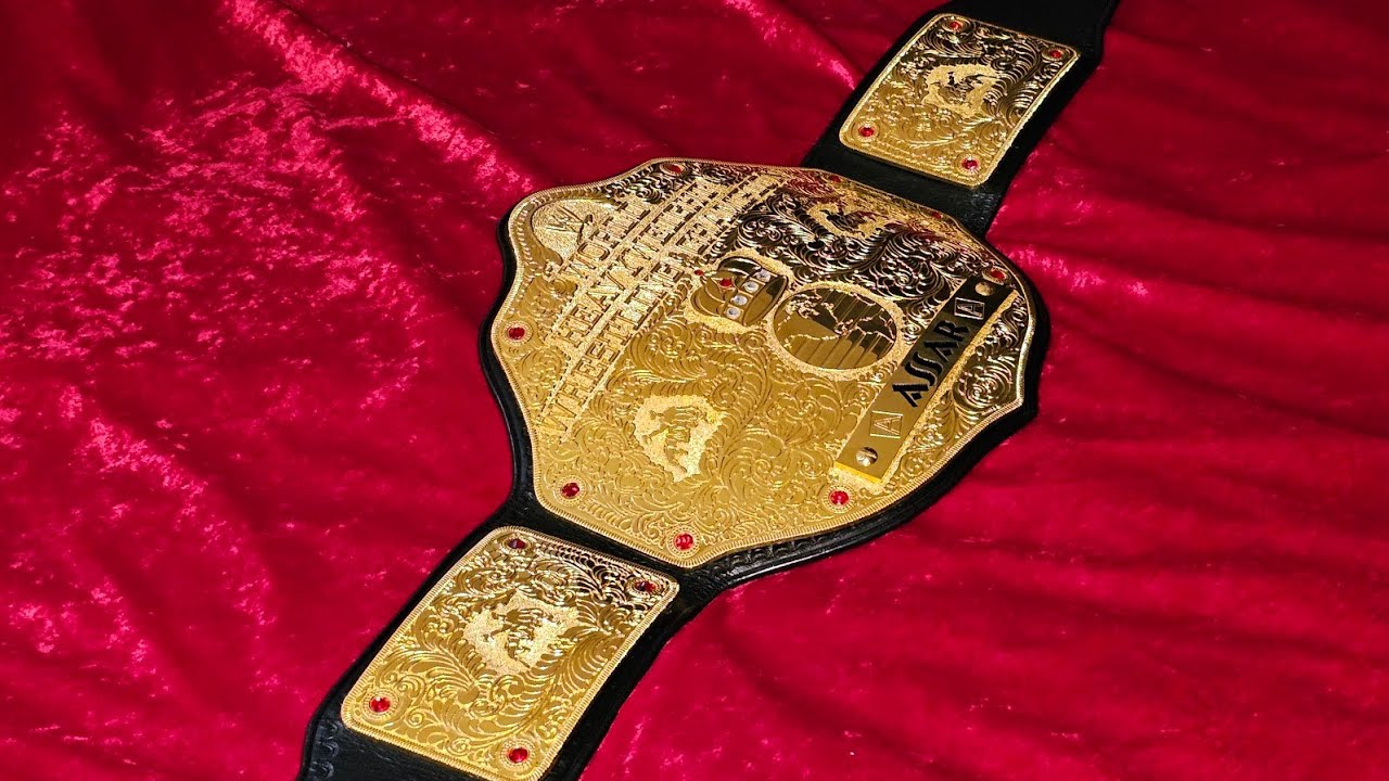 WWE 2D Textured Big Gold Review - Made By Altair Belts - YouTube