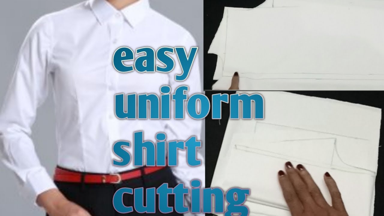 how to make school shirt 👕/school uniform shirt perfect cutting #shirts ...