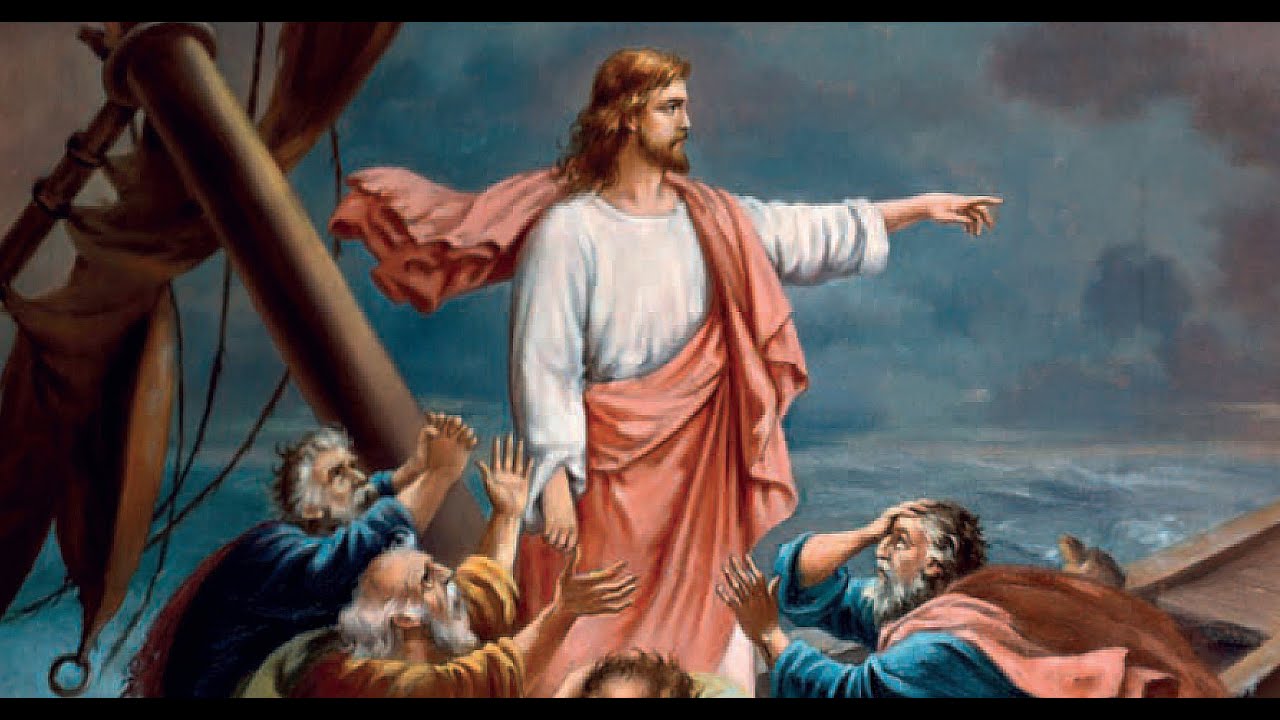 JESUS and PETER FISH RECRUITING 'FISHERS OF MEN' - YouTube