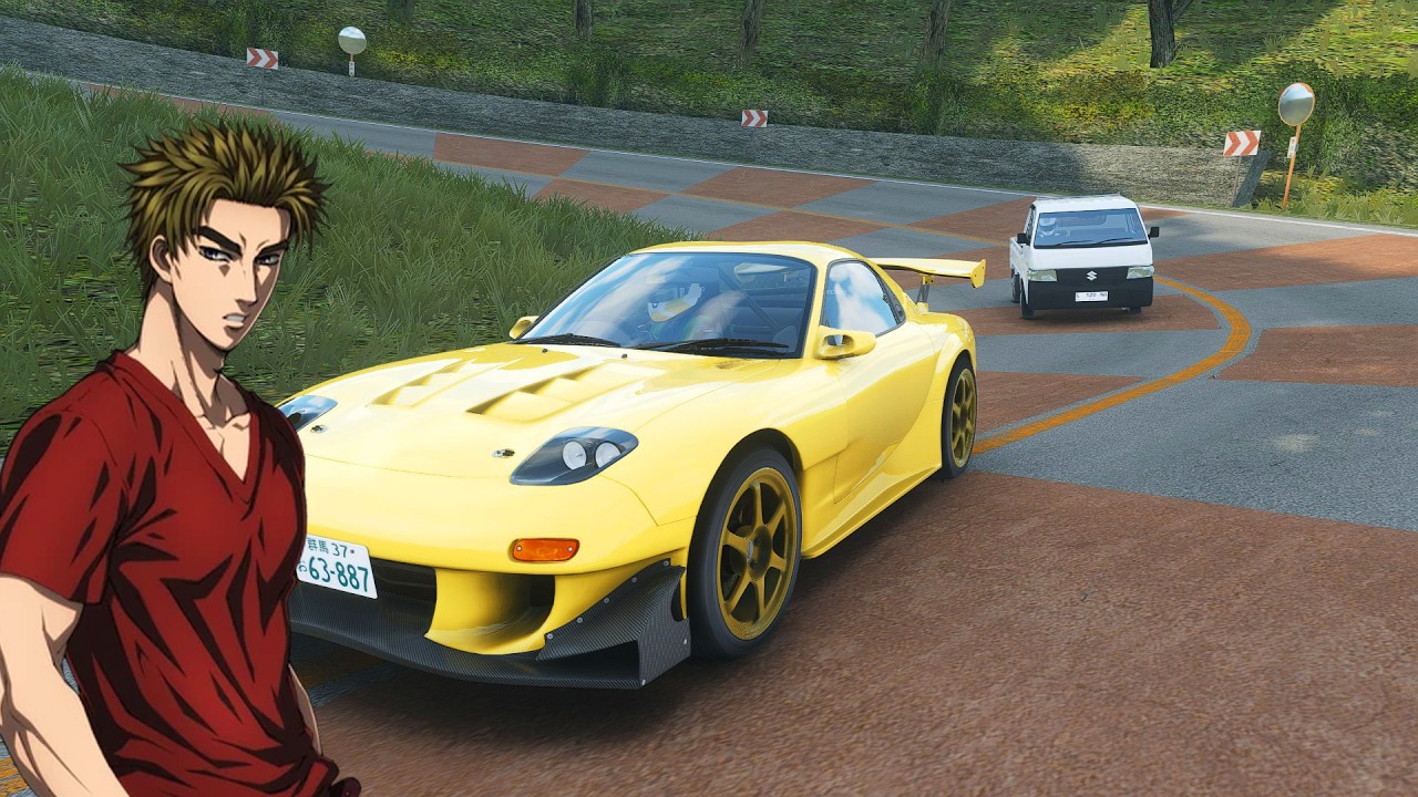 ROTARY ENGINE BATTLE: Mazda RX 7 vs Devil Carry #initiald - YouTube