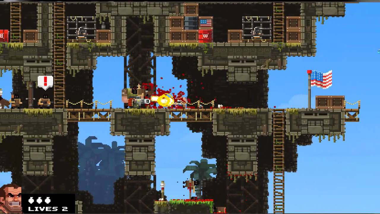 Let's Play Broforce [ 2 ] All Dem Bros! - YouTube