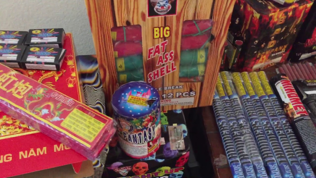 4th of July Firework stash, 2018 - YouTube