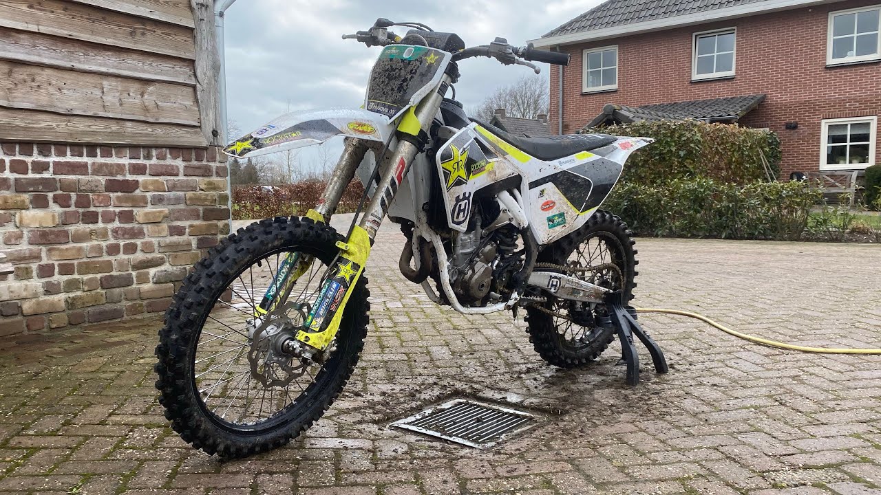 first time on the husqvarna fc 250 - YouTube