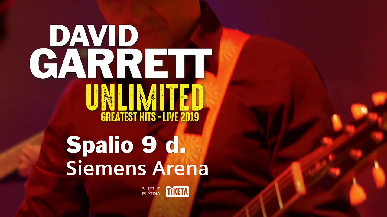 DAVID GARRETT UNLIMITED - GREATEST HITS - LIVE 2019 - YouTube