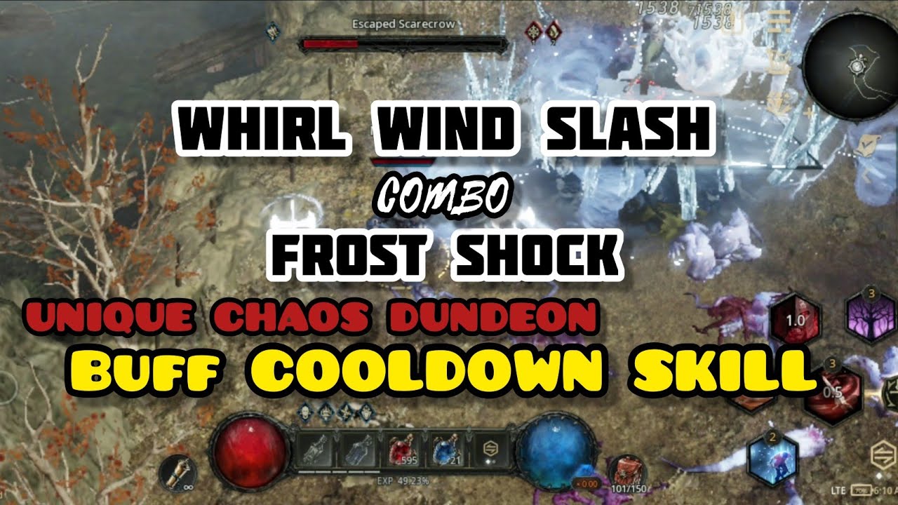 UNDECEMBER Whirlwind Slash + Frost Shock [Unique Chaos Dungeon] - YouTube