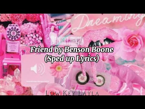 Friend by Benson Boone||sped up lyrics - YouTube