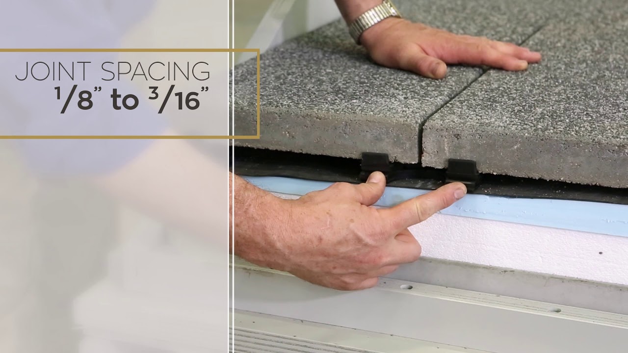 Paver Installation Guide: Tab-set - YouTube