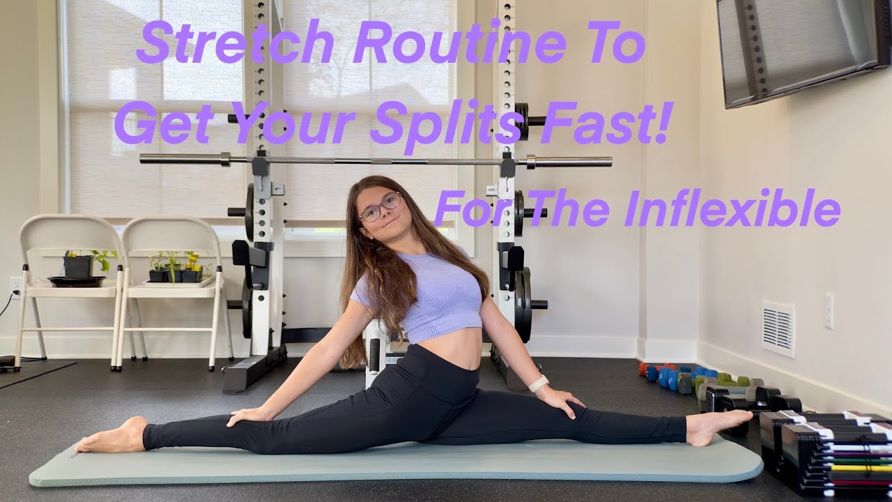 How To Get Your Splits Fast! Flexibility Stretch Routine - YouTube