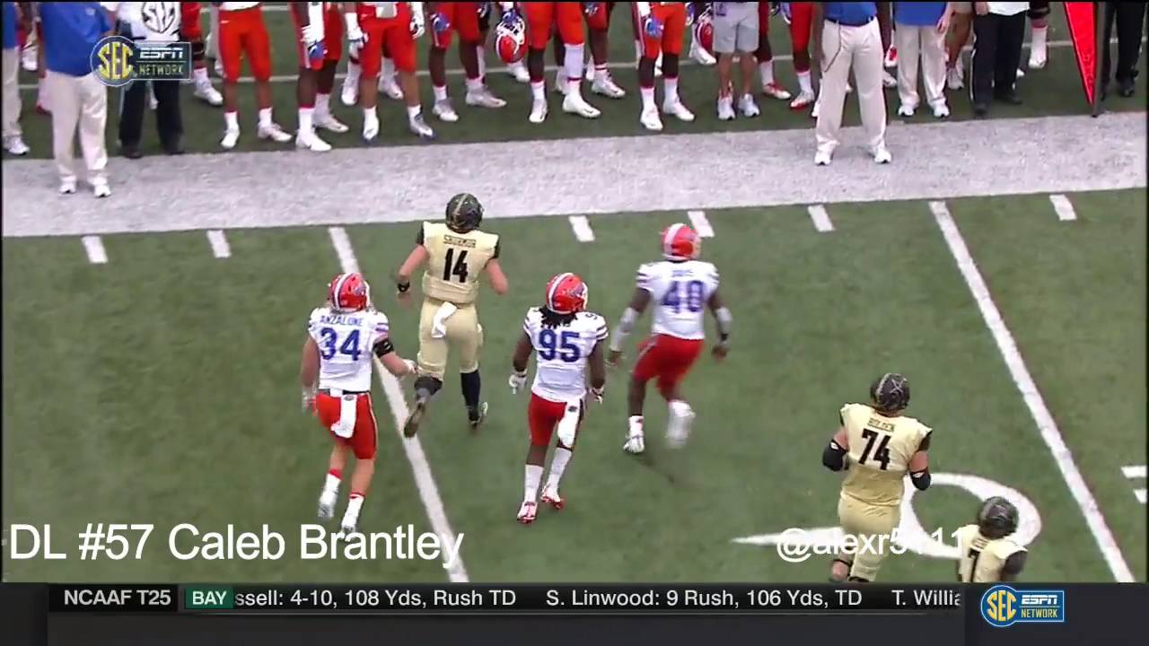 Caleb Brantley vs. Vanderbilt (2016) - YouTube
