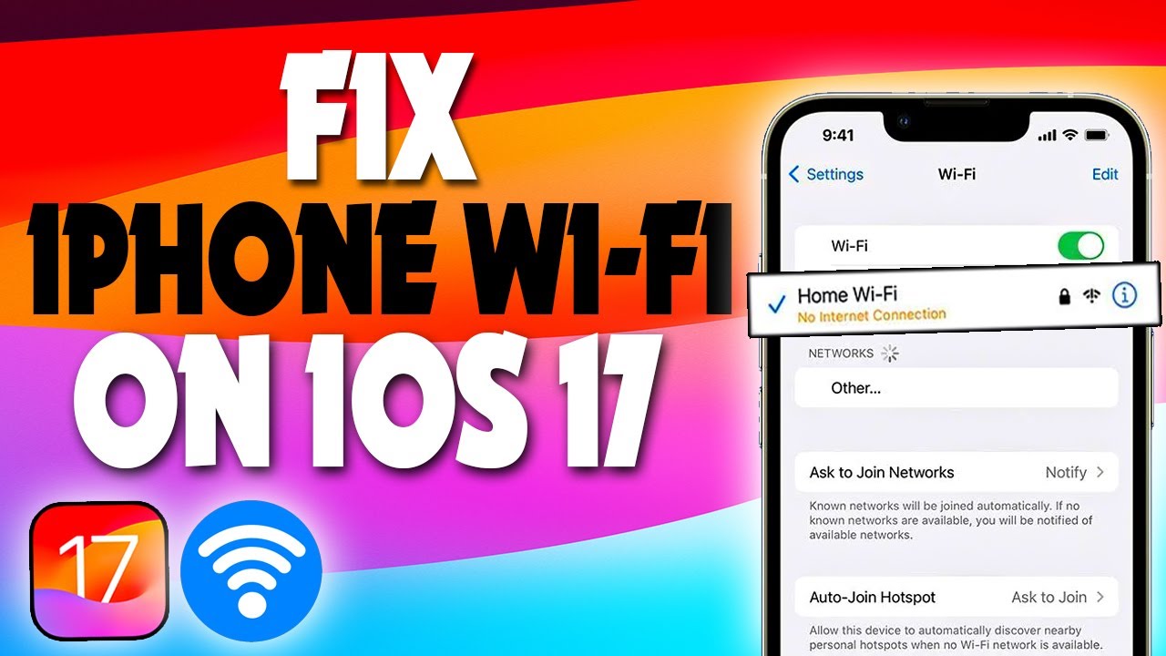 iOS 17 Features: how to fix iPhone Wi Fi on iOS 17 | PIN TECH | - YouTube