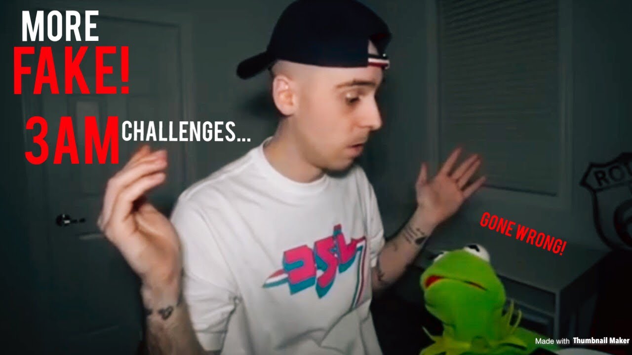 Imjaystation...FAKE 3am Challenges FEATURING KERMIT THR FROG - YouTube