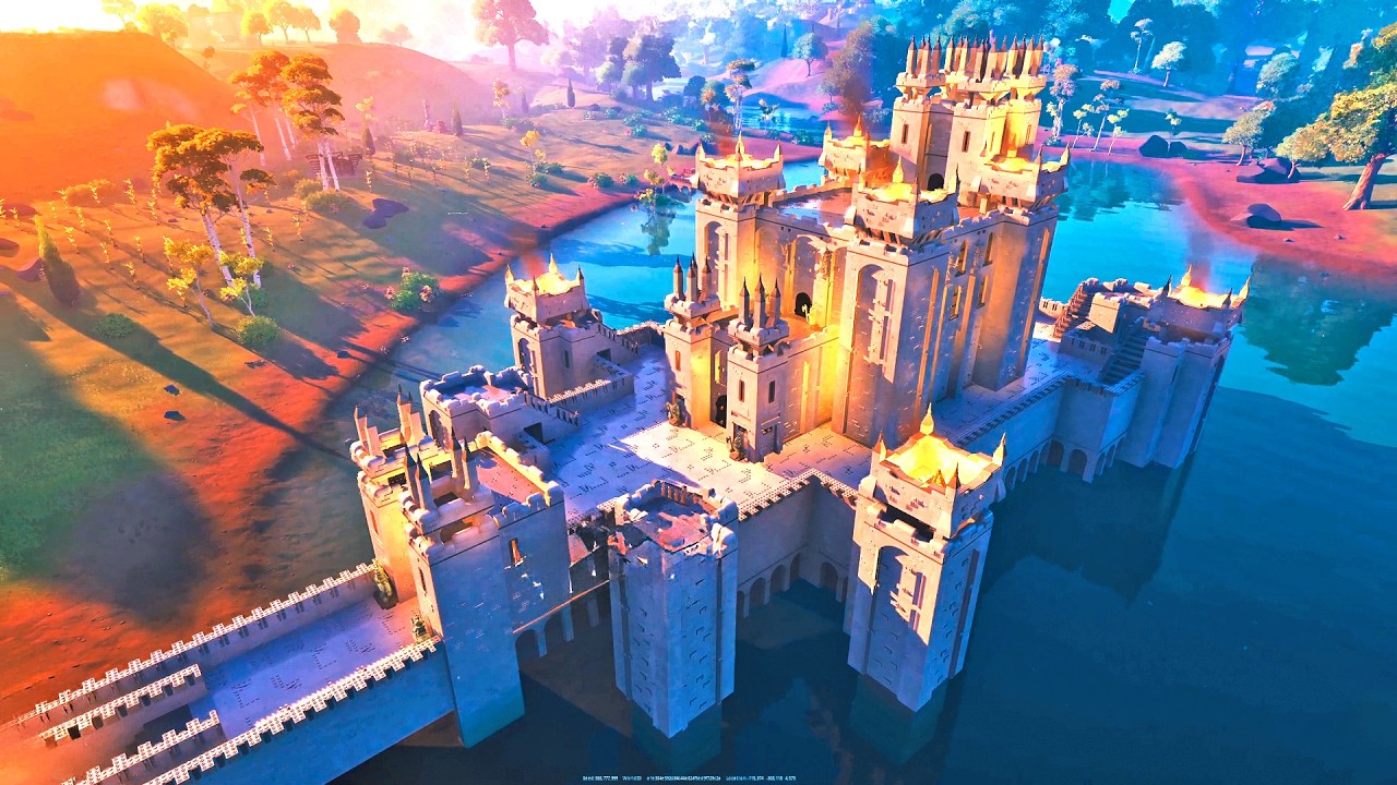 LEGO Fortnite BUILDS: How to Build a Castle for FREE! (No Paid Sets ...