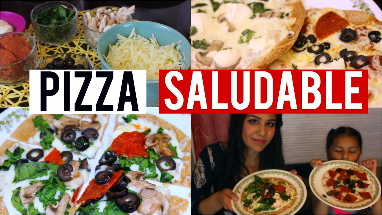 RECETA: Pizza Saludable | Recetas Para Niños Faciles de Hacer - YouTube