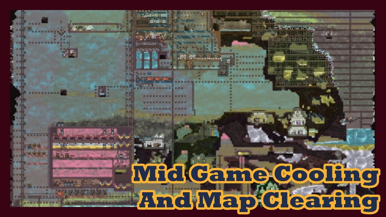 Mid Game Cooling and Map Clearing | 12 | Oxygen Not Included | Oceania Cluster - YouTube