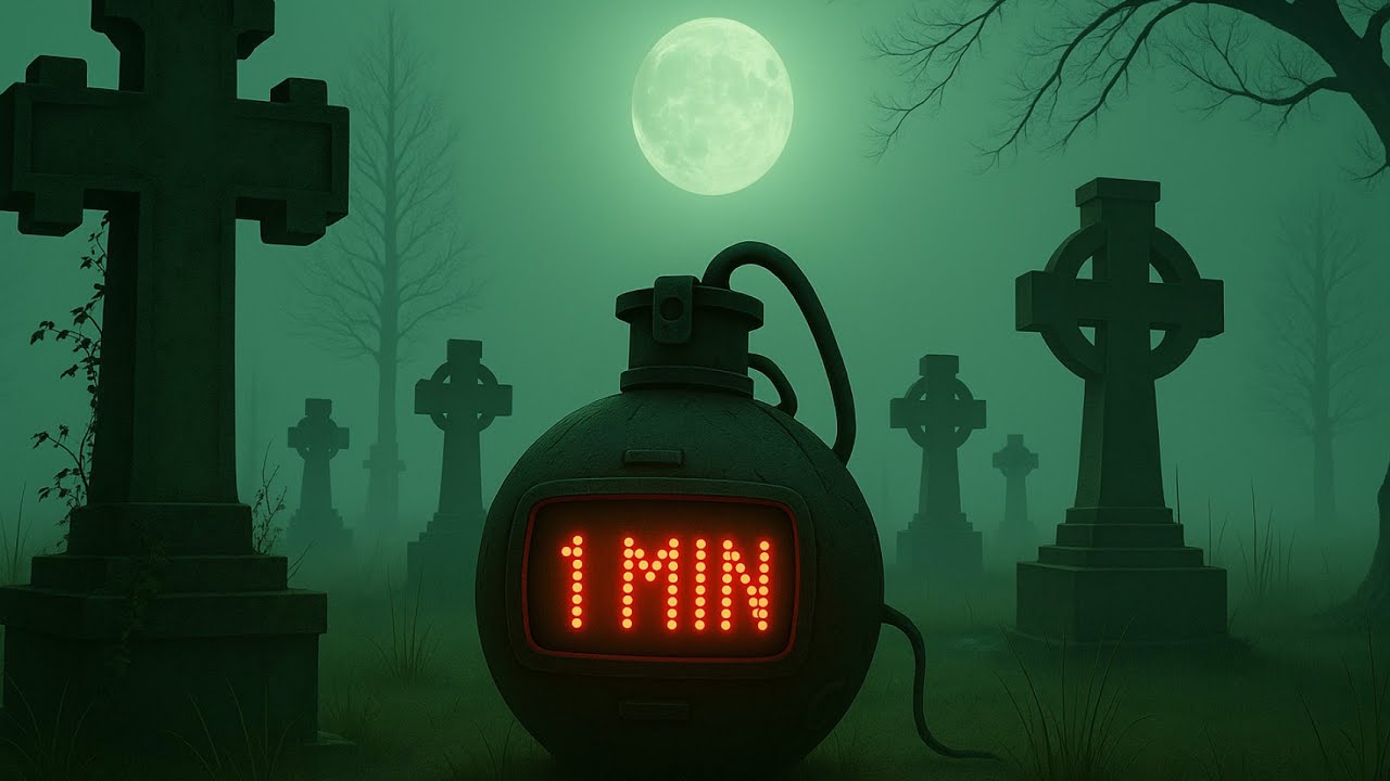 1 Minute Halloween Countdown Timer 🎃 | Haunted Bomb ☢️ Whistle Horror ...