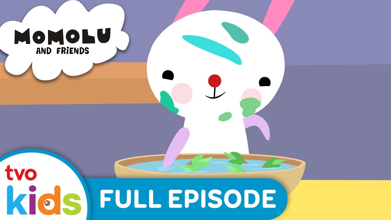 MOMOLU & FRIENDS 🐼 Paint Puzzler 🎨 Season 1 Full Episode on TVOkids ...
