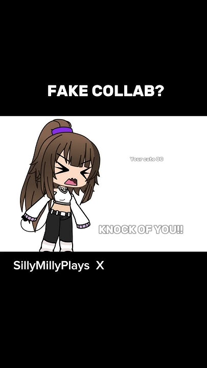 Fake collab with me? #fakecollab #collab #gacha #gachalife #shorts #foryou - YouTube