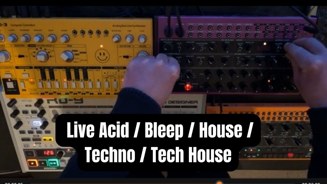 Dawless Jam - Acid / Bleep / House / Techno / Tech House - Behringer Rd-9 Crave Edge & TD-3 ...