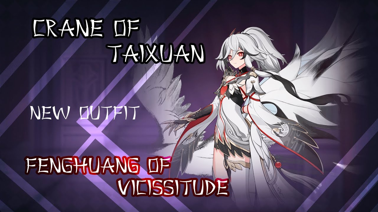 Fu Hua Fenghuang of Vicissitude new outfit "Crane of Taixuan" Gameplay ...