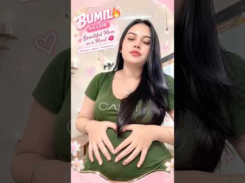 BUMIL LIVE 🔥 : Beautiful Mom in a Flirty Mood 💋 #Pregnant #Bumil #tradingview 11/10