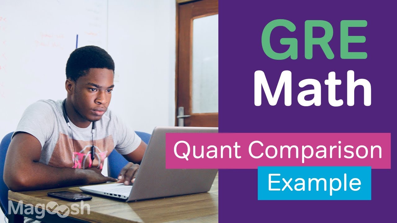 GRE Math: Quantitative Comparison Example 2 - YouTube