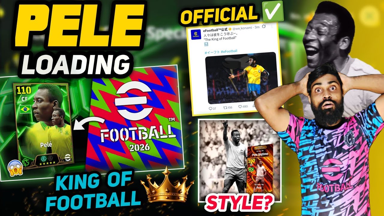 Pele Coming To EFOOTBALL😱 OFFICIAL King Of Football |When?|Save All ...
