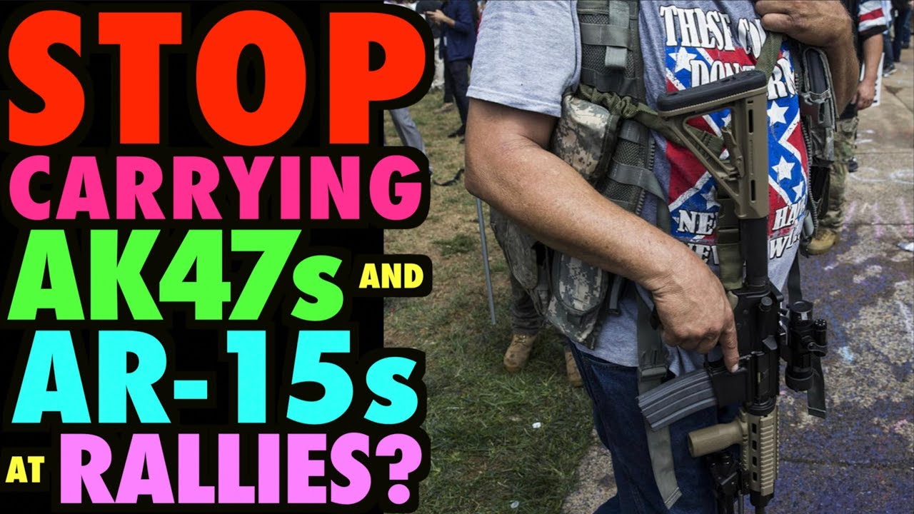 STOP Carrying AK47s and AR-15s at Gun Rallies!?! | ARO News