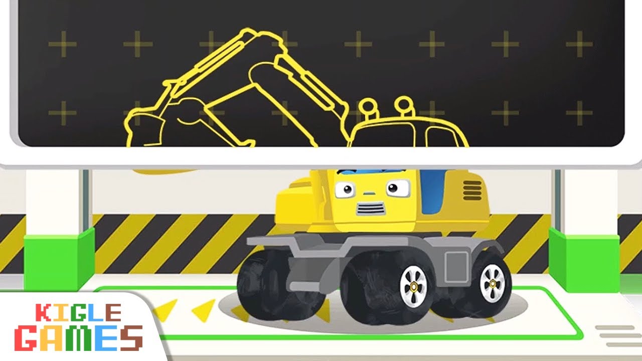 Repair a Excavator! Monster Truck | Strong Heavy Vehicles | Tayo Repair ...