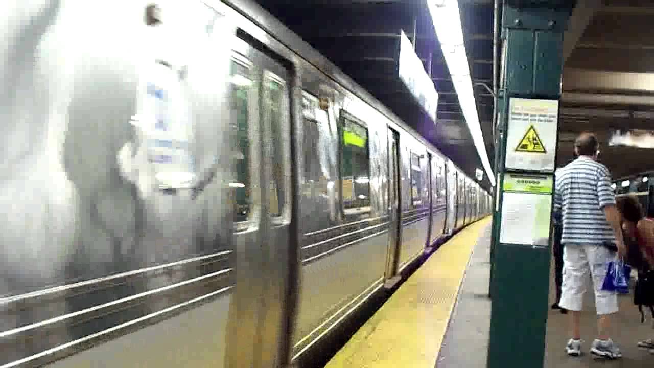 NYC Subway: R44 (C) Train Leaving West 4th Street-Washington Square ...