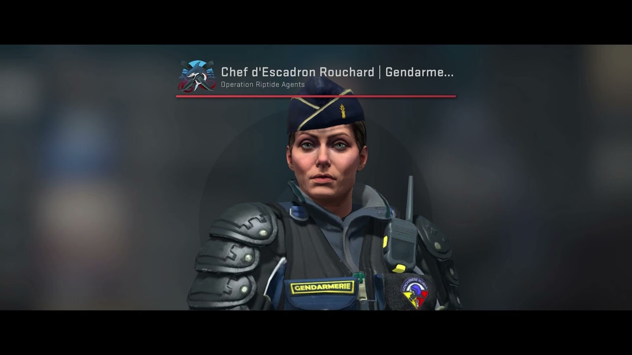 CS:GO Gendarmerie Nationale Rouchard Chef d'Escadron - YouTube