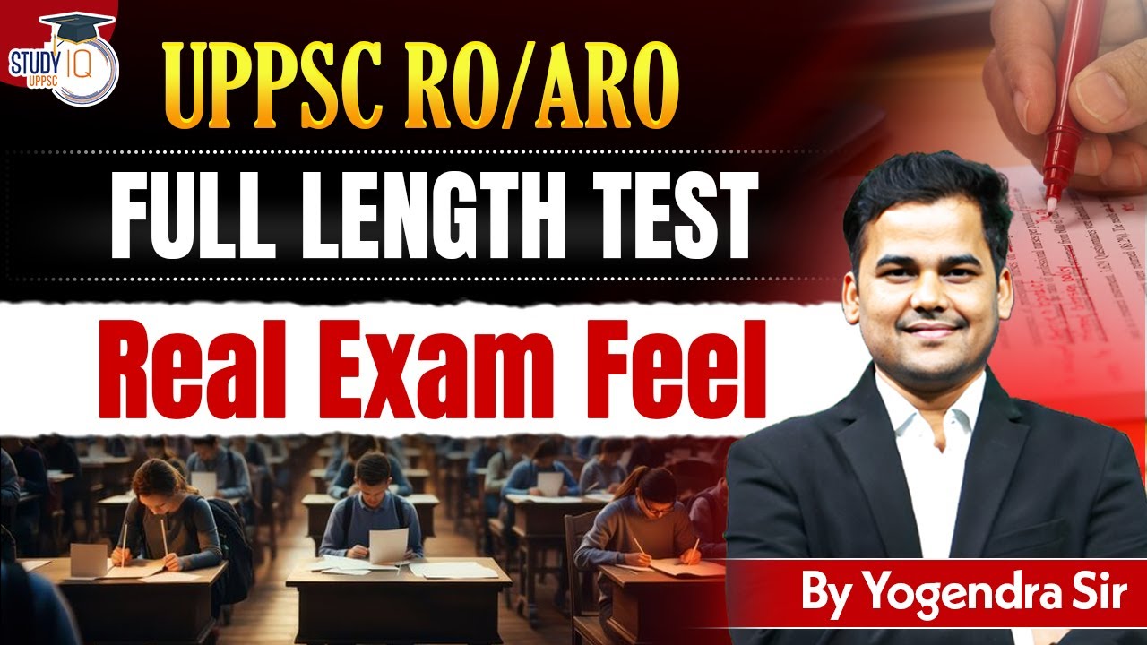 UPPSC RO/ARO : Full Length Test Series for RO ARO | Real Exam Feel | BY ...